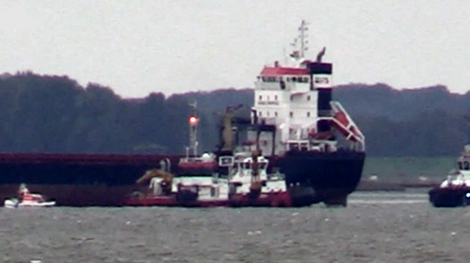 Feuer auf Frachter „Kelly“ – Brandursache unklar – SH-UgeAvisen